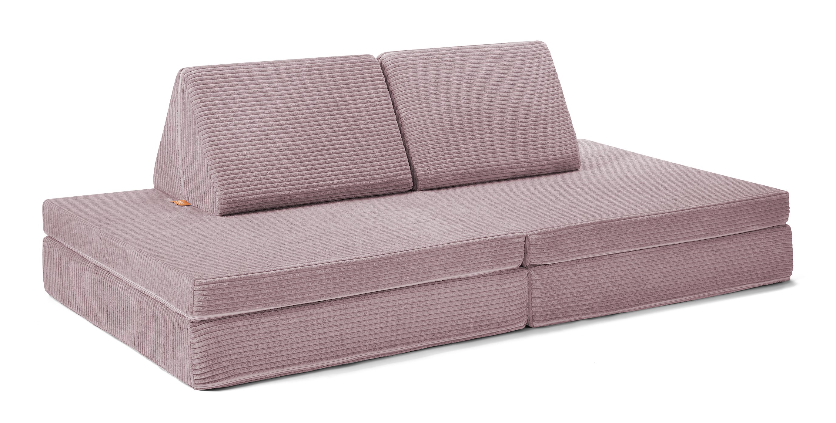 Funzy multifunktionales Kindersofa mit Veloursbezug in Cord Optik | EDU.de